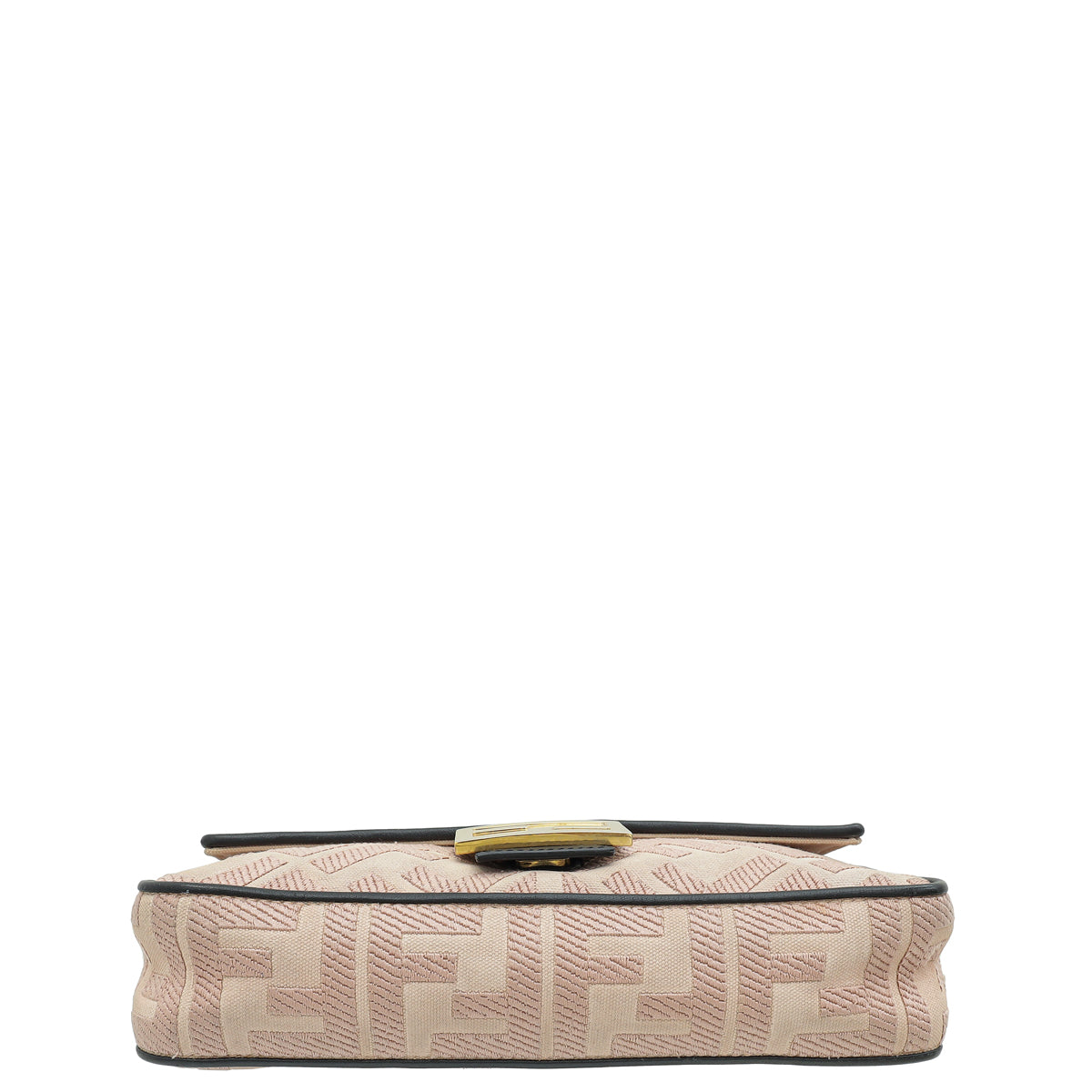 Fendi Peach FF Embroidery Baguette Medium Bag – THE CLOSET