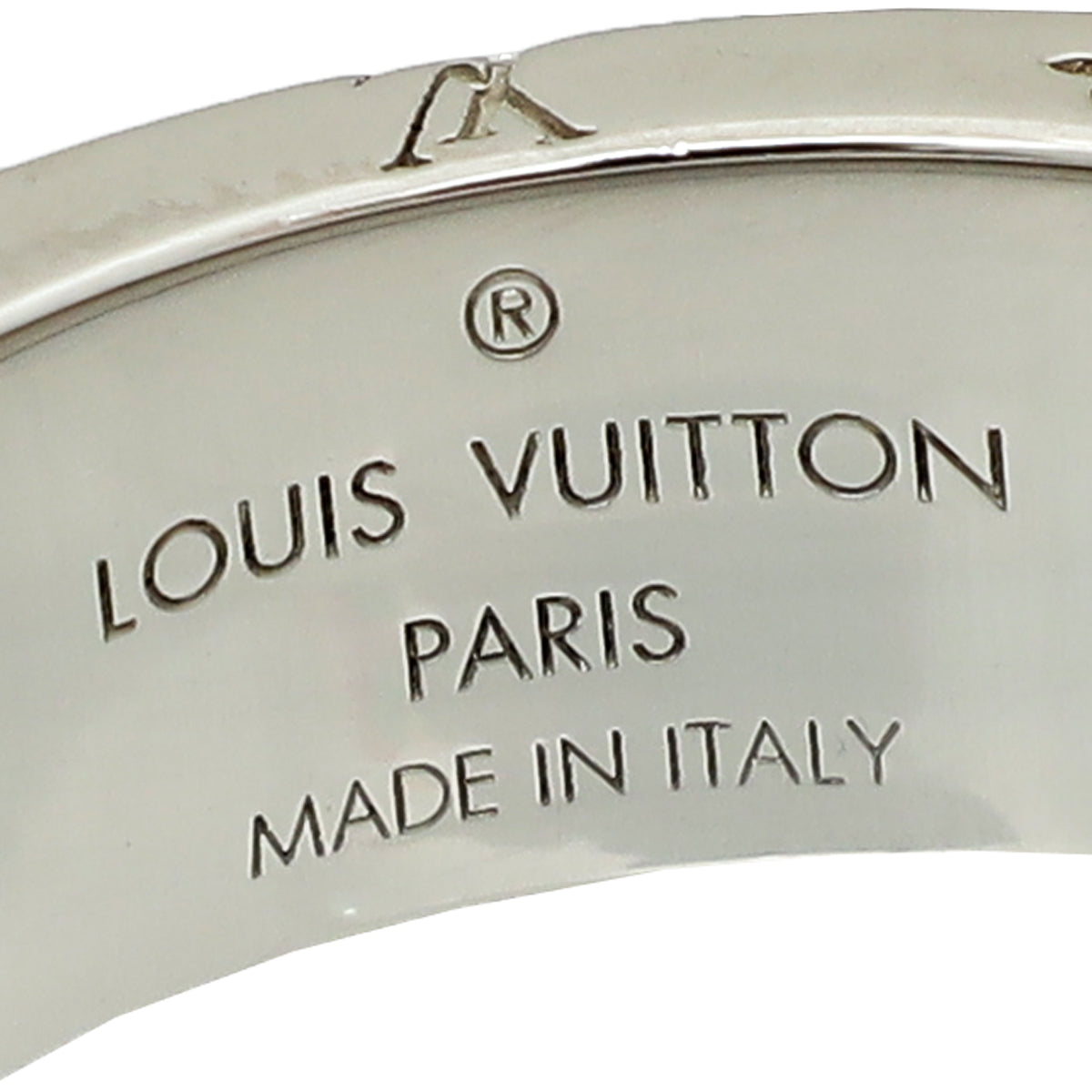 Louis Vuitton Ceramic Enamel Men's Large Ring 63 – THE CLOSET