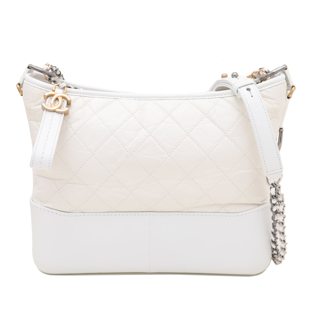 Chanel White Gabrielle Medium Bag – THE CLOSET