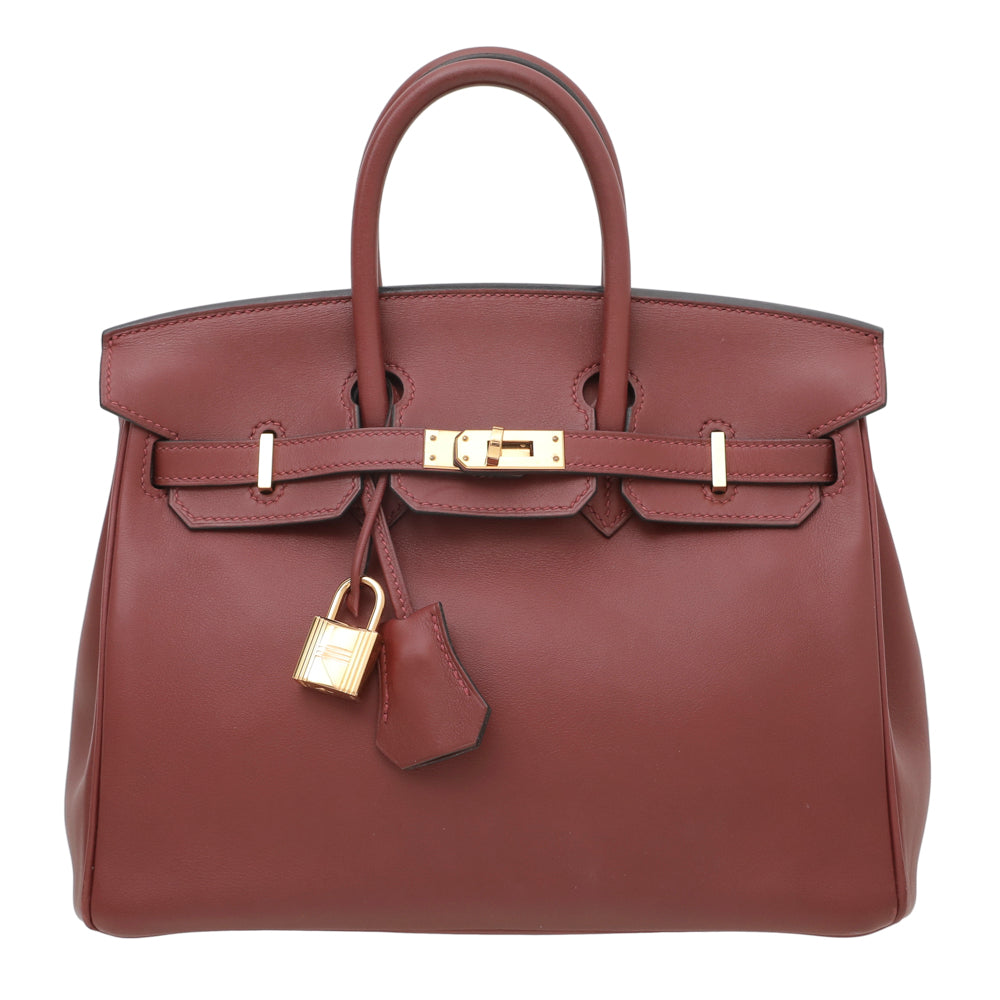 Hermes Sienne Swift Birkin 25 Bag – THE CLOSET