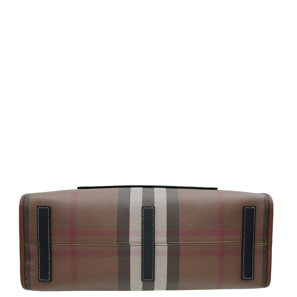 Burberry Dark Birch Brown Check Bio-based Medium Freya Tote Bag – THE ...