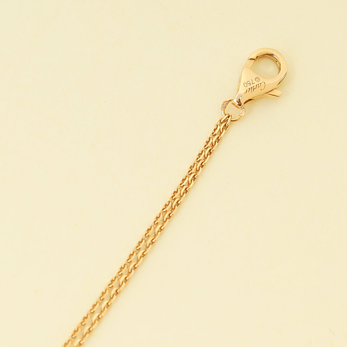 Cartier 18K Trinity Double Chain Necklace Mini Model – THE CLOSET