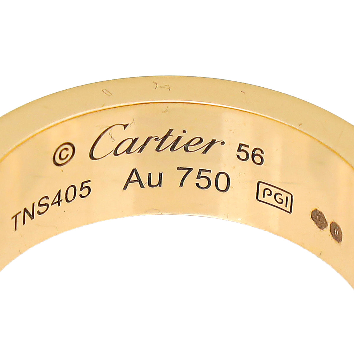 Cartier 18K Rose Paved Diamond Gold Love Ring 56 – THE CLOSET