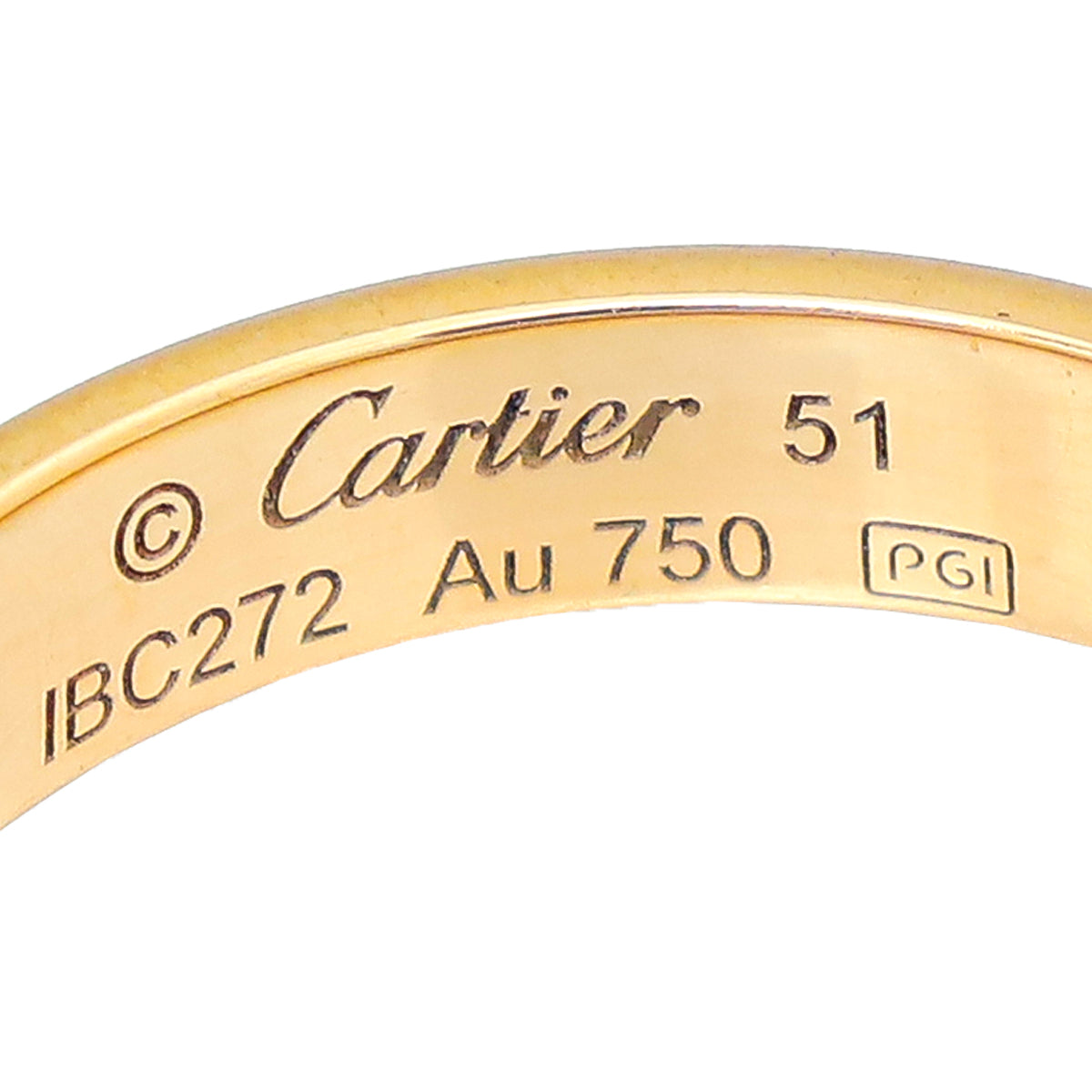 Cartier 18K Rose Gold Love Small Model Wedding Band Ring 51 – THE CLOSET