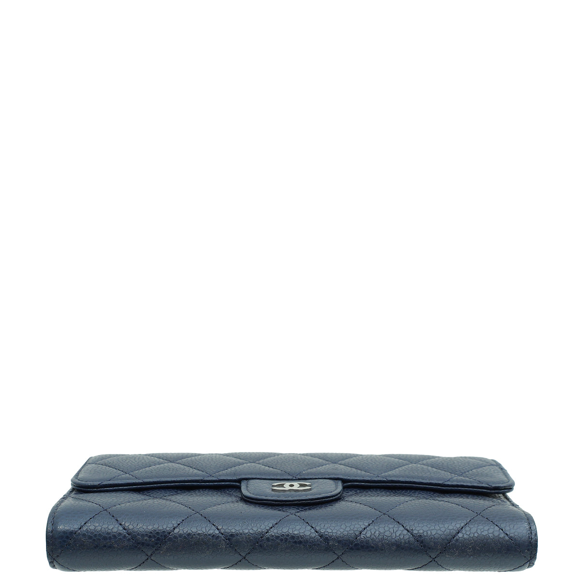 Chanel Blue Classic Flap Wallet – THE CLOSET