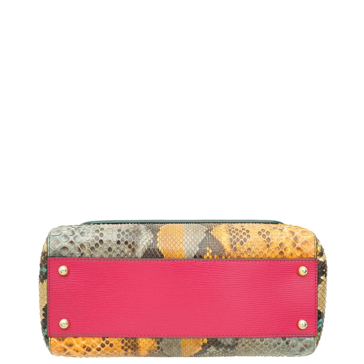 Dolce & Gabbana Multicolor Python Sicily Medium Bag – THE CLOSET