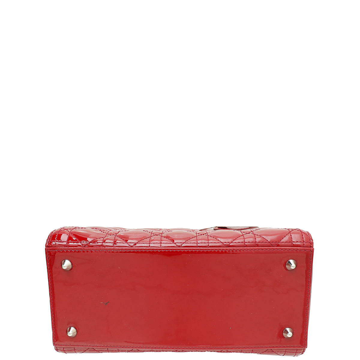 Christian Dior Red Lady Dior Medium Bag – THE CLOSET
