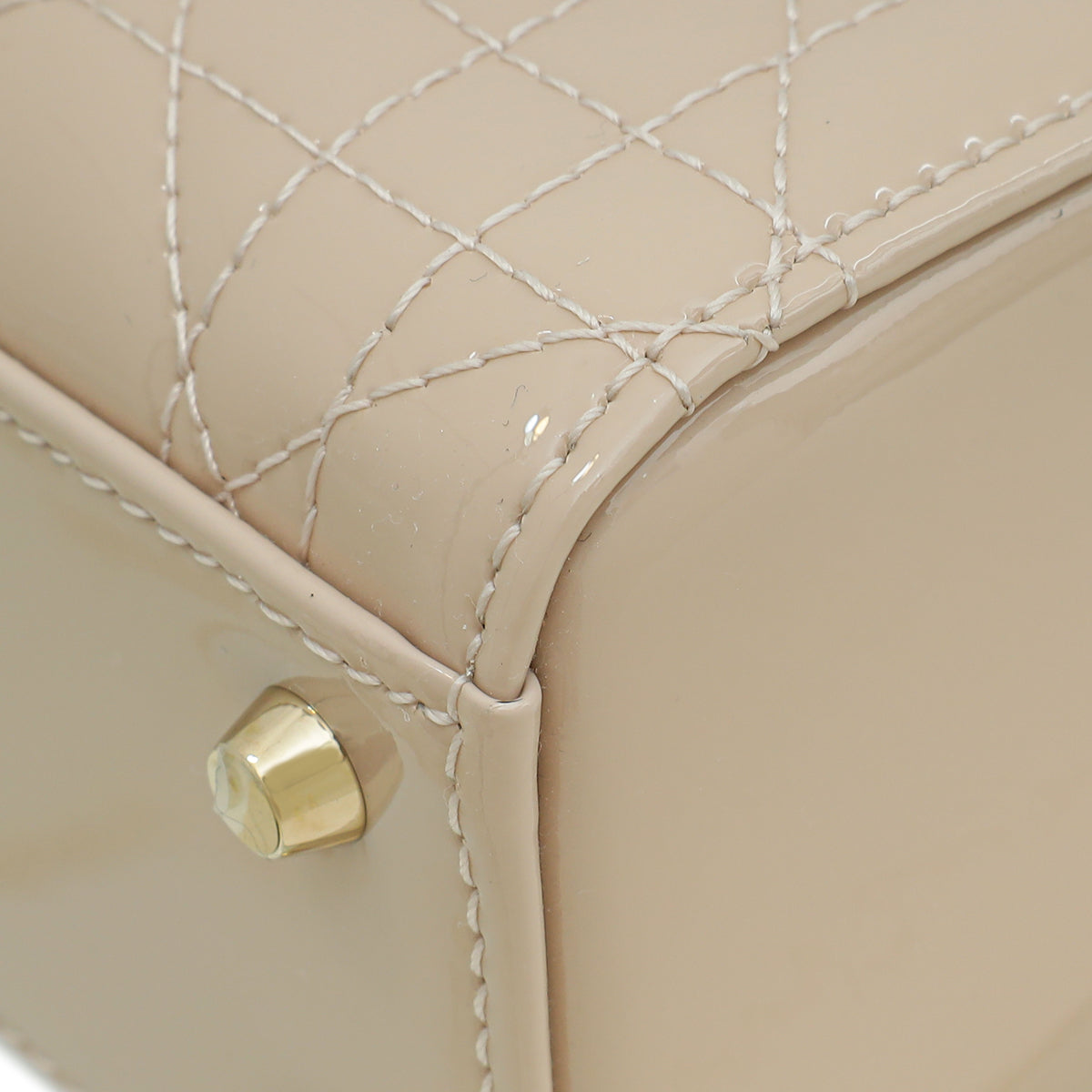 Christian Dior Powder Pink Mini Lady Dior Bag W/ Twilly – THE CLOSET