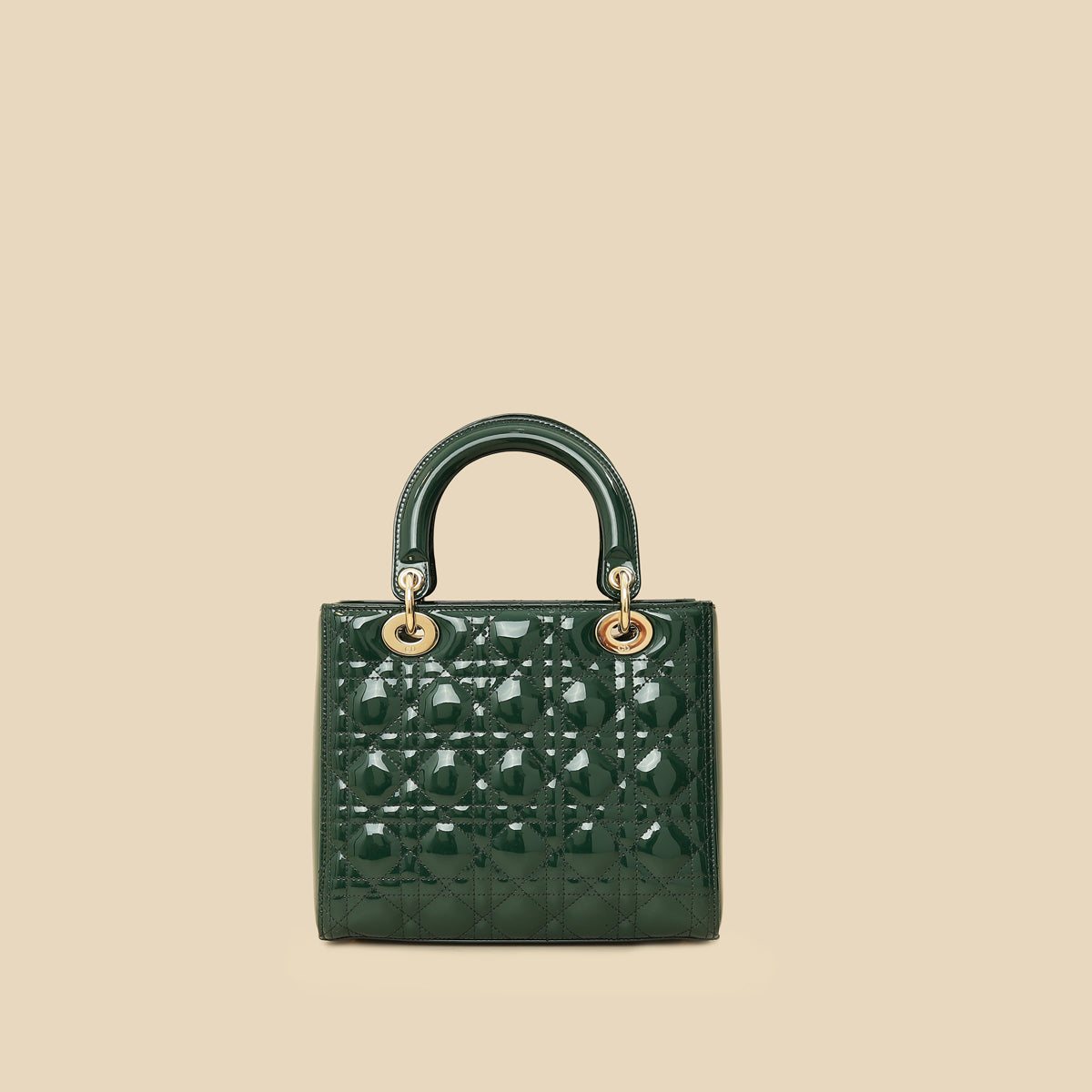 Christian Dior Forest Green Lady Dior Medium Bag – THE CLOSET