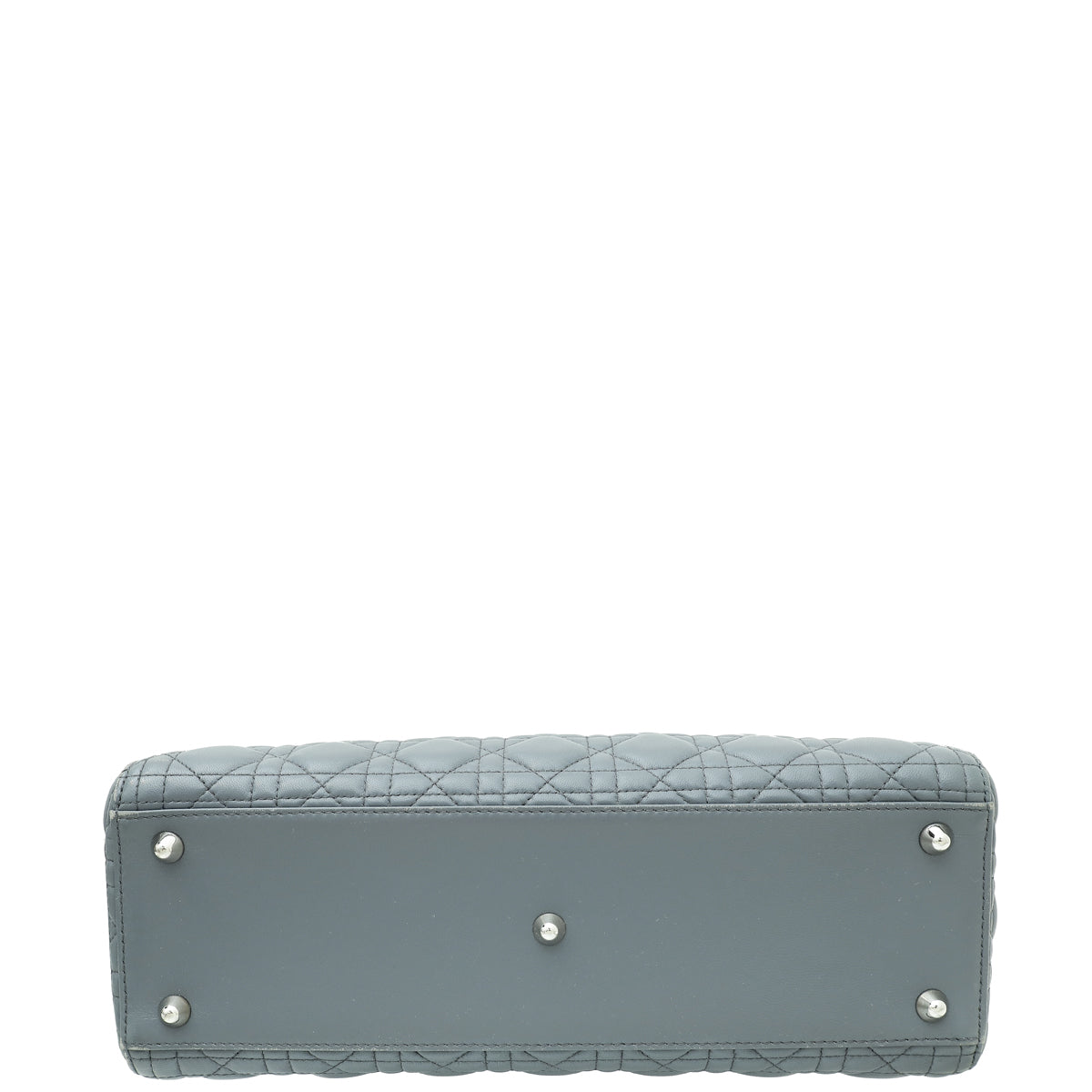 Christian Dior Dark Gray Lady Dior Large Bag – THE CLOSET