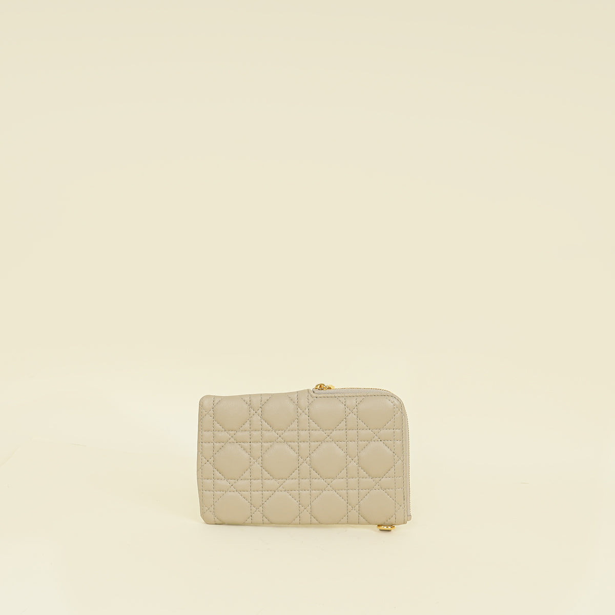Christian Dior Beige Cannage Caro Multifunctional Pouch | Pre-Owned ...