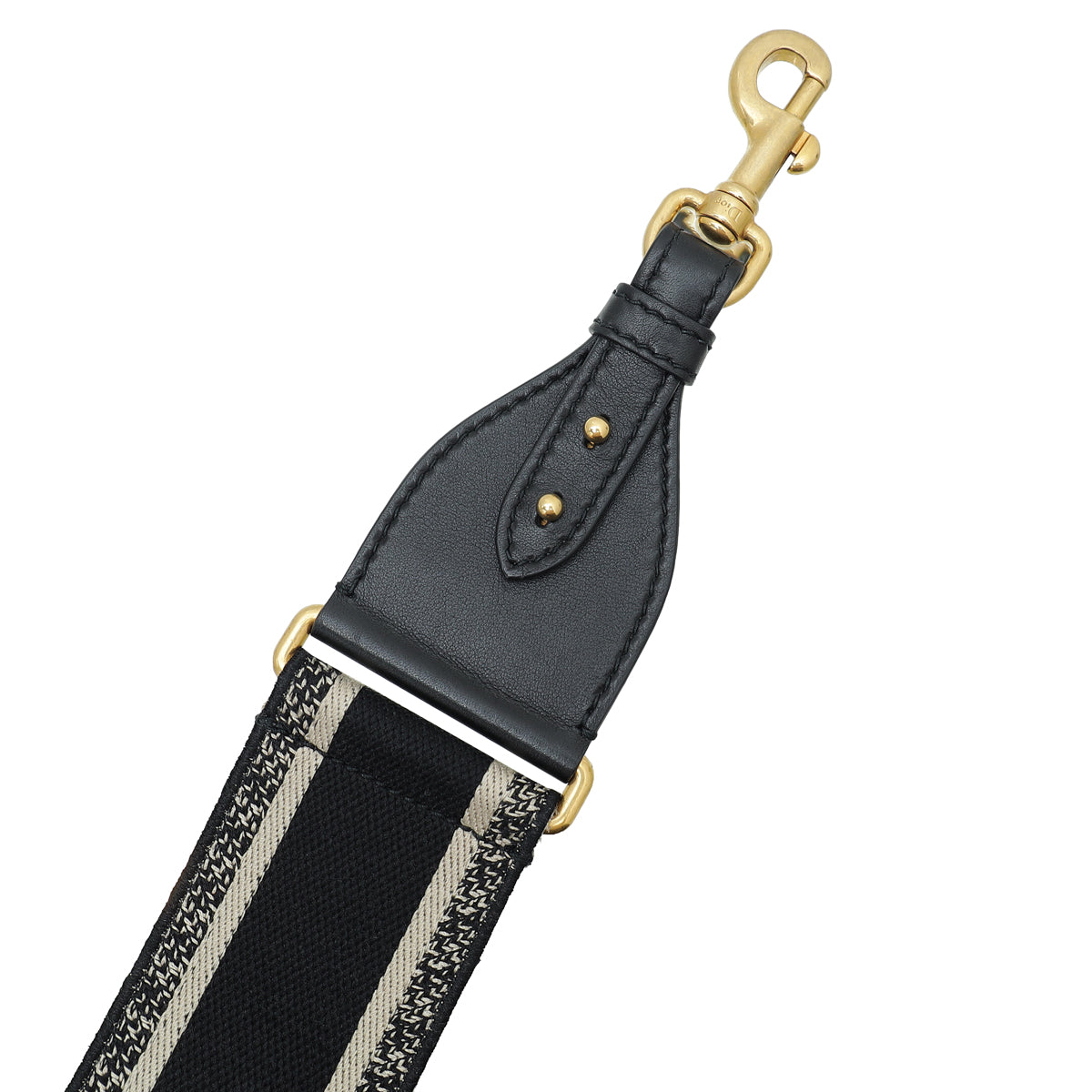 Christian Dior Bicolor CHRISTIAN DIOR' Embroidery Wide Strap – THE CLOSET