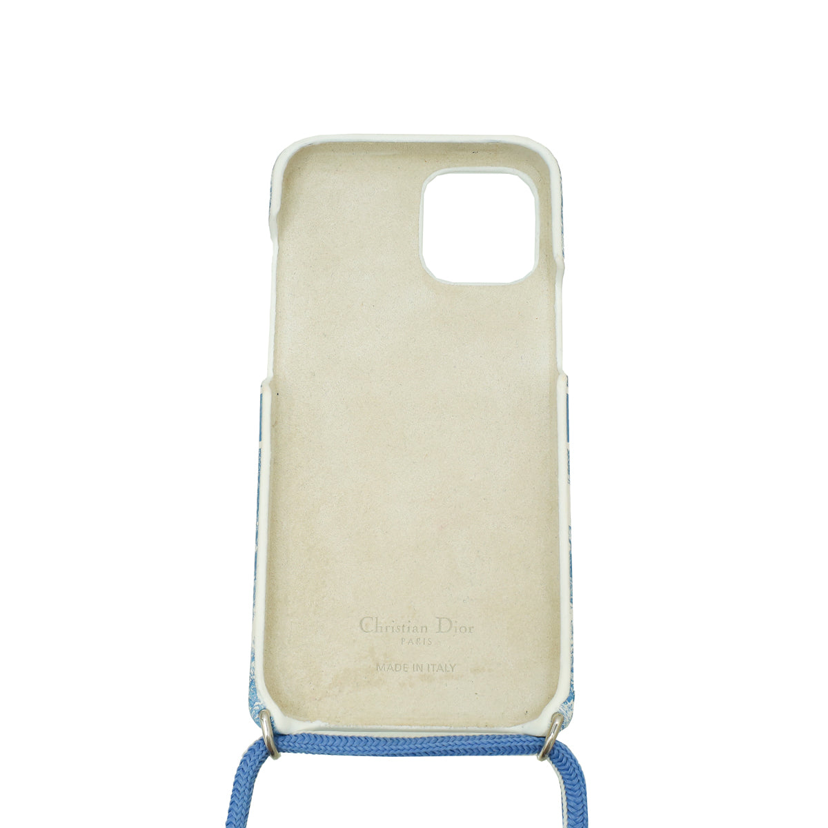 Christian Dior Bicolor Diortravel Cover 14 Pro Max with Cord – THE CLOSET