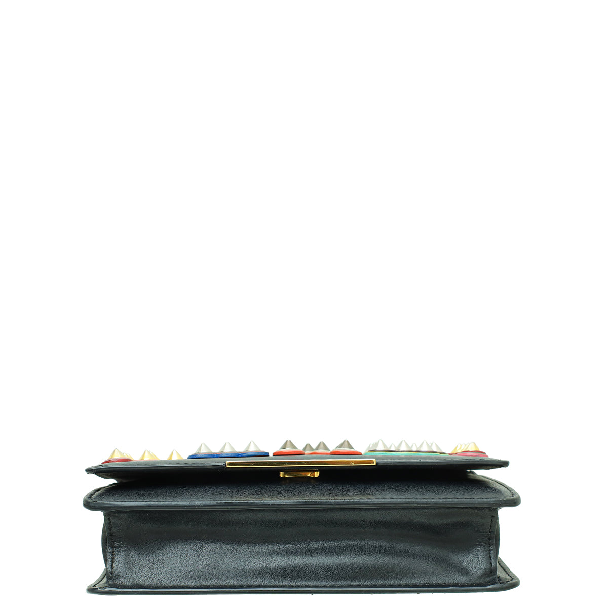Fendi Black Fun Fair Metal Studded Tube Wallet on Chain – THE CLOSET