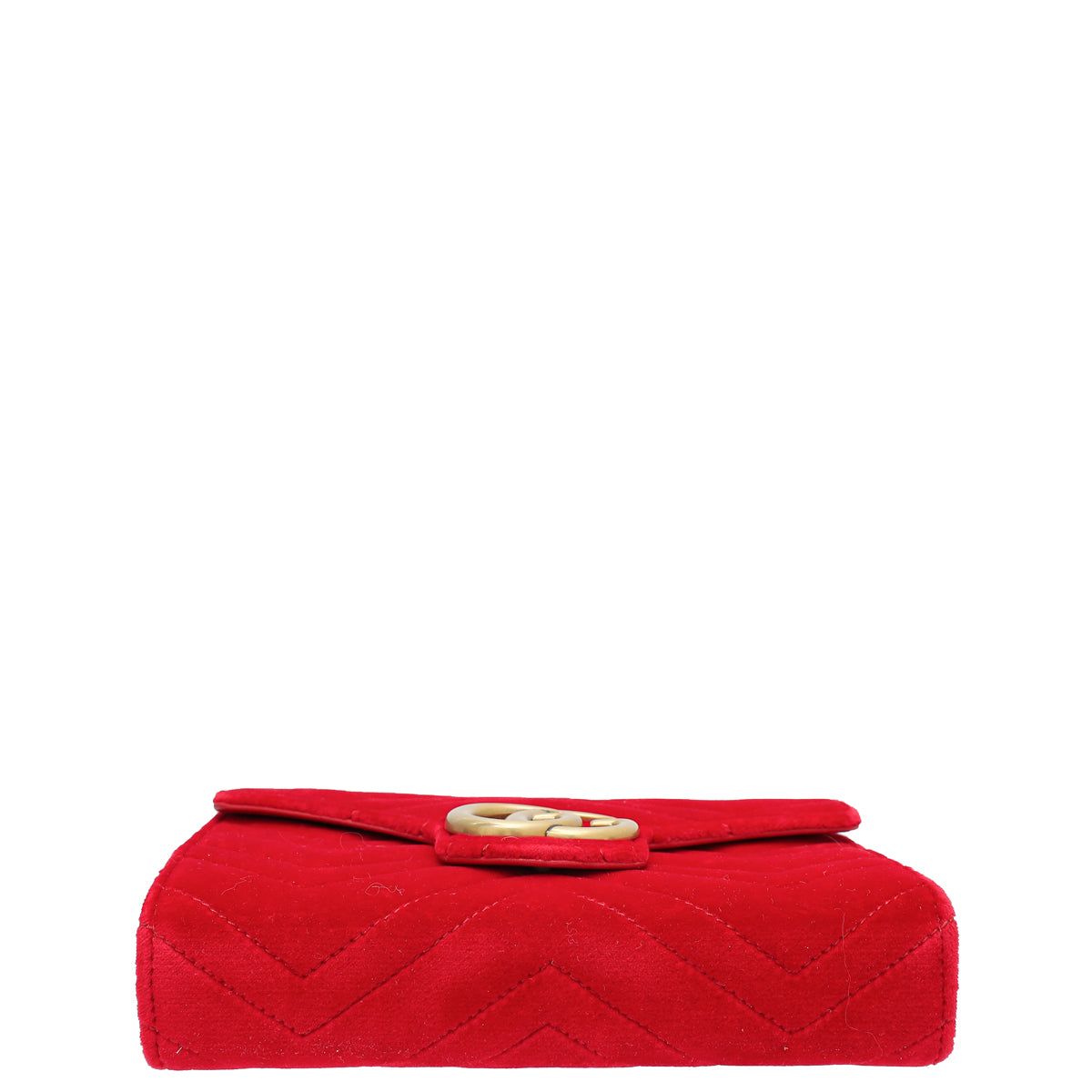 Gucci Red Velvet GG Marmont Mini Shoulder Bag – THE CLOSET