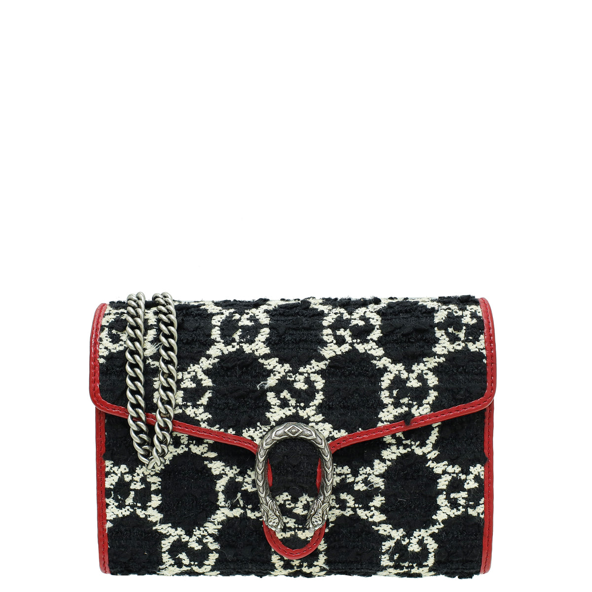 Gucci Tricolor Tweed GG Mini Chain Dionysus Bag – THE CLOSET