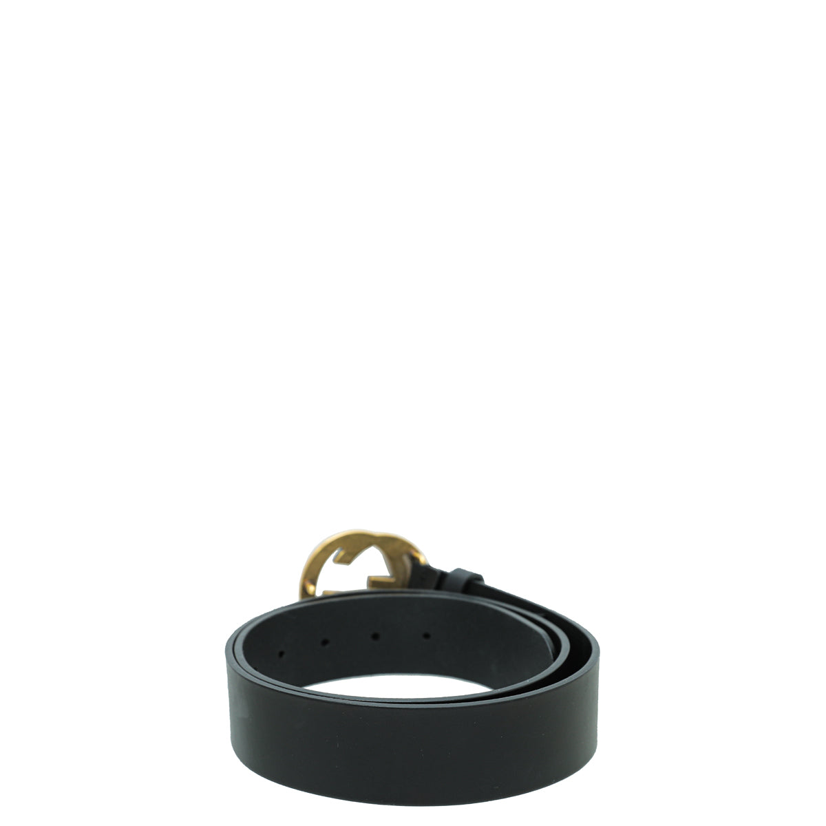 Gucci Black Studded Interlocking G Belt 38 – THE CLOSET