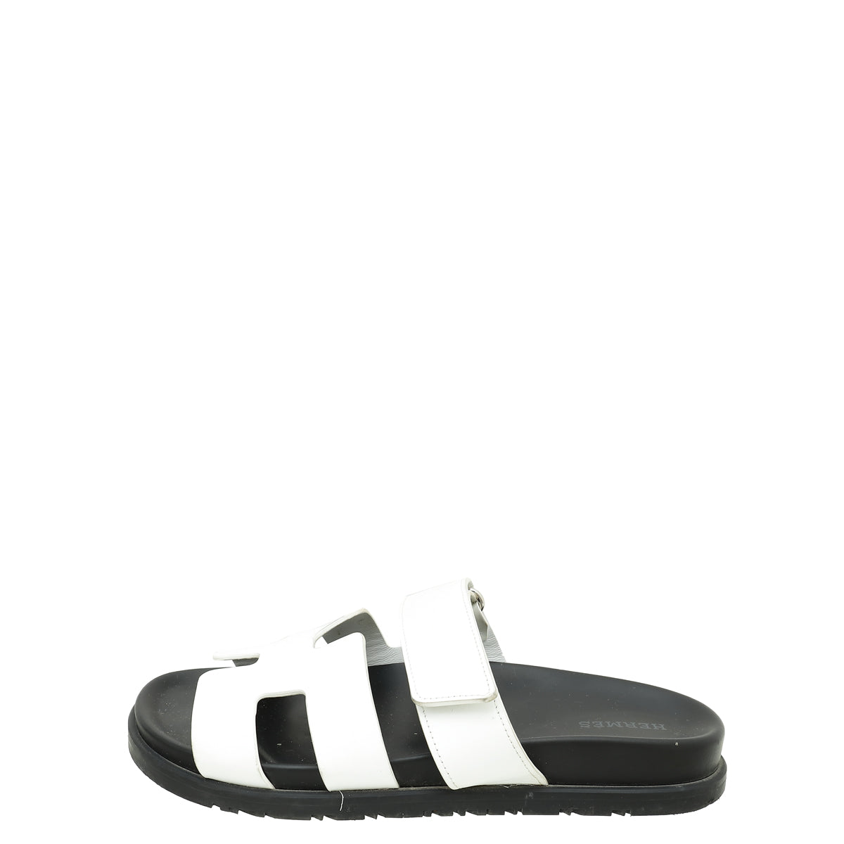 Hermes White Chypre Sandals 37 – THE CLOSET