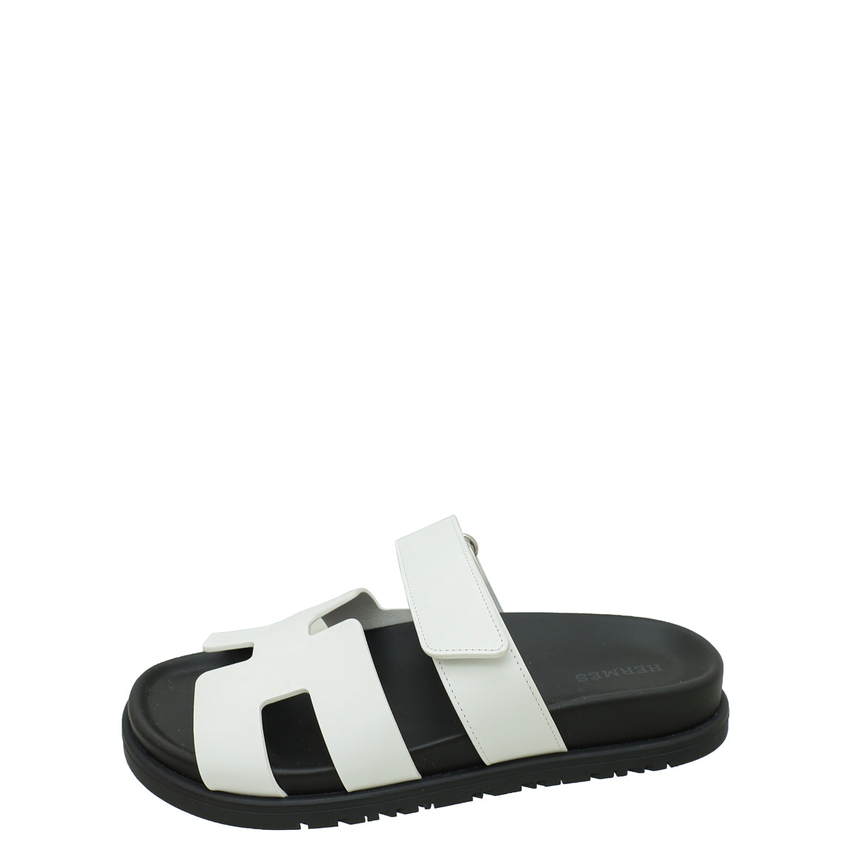 Hermes White Chypre Sandals 36.5 – THE CLOSET