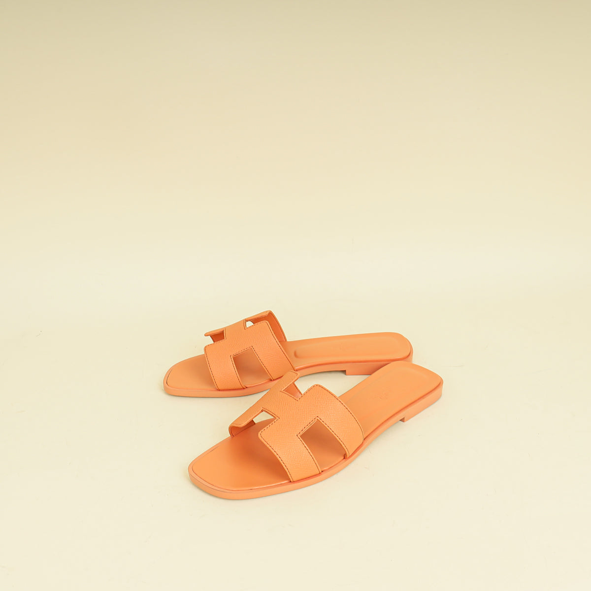 Hermes Granit Rose Oran Sandal 37 – THE CLOSET