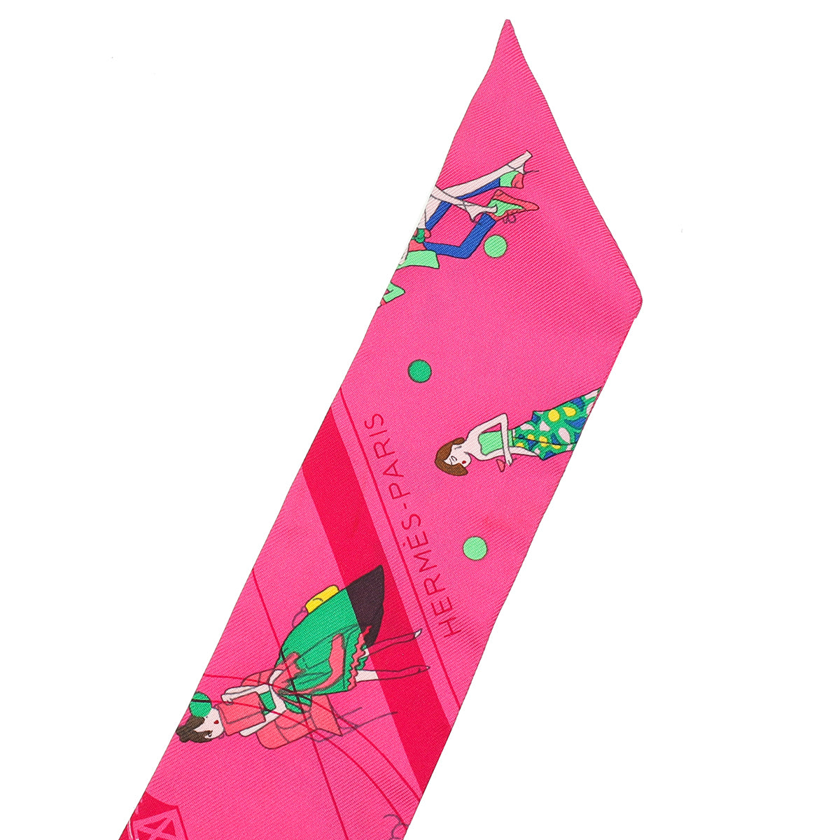 Hermes Multicolor Ex-Libris Les Parisie Silk Twilly – THE CLOSET