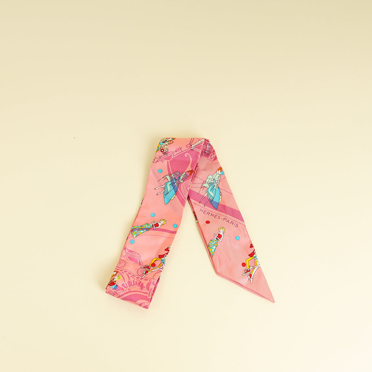 Hermes Bicolor Ex-Libris Les Parisie Silk Twilly – THE CLOSET