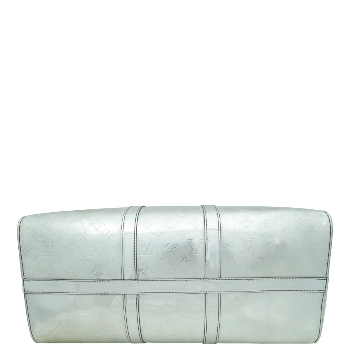 Louis Vuitton Monogram Mirror Silver Keepall Mirror 50 Bandouliere Bag ...