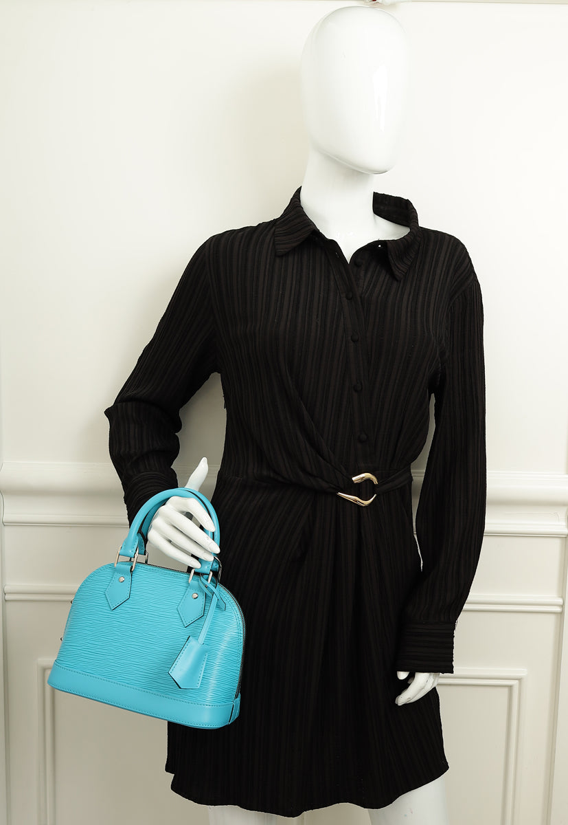 Louis Vuitton Turquoise Alma Sporty BB Bag – THE CLOSET