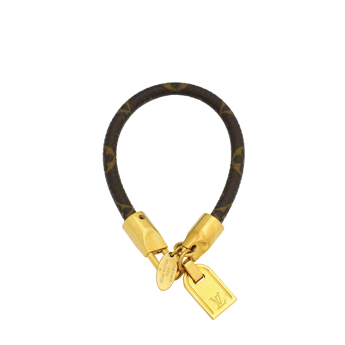 Louis Vuitton Brown Monogram Lock It Bracelet – THE CLOSET