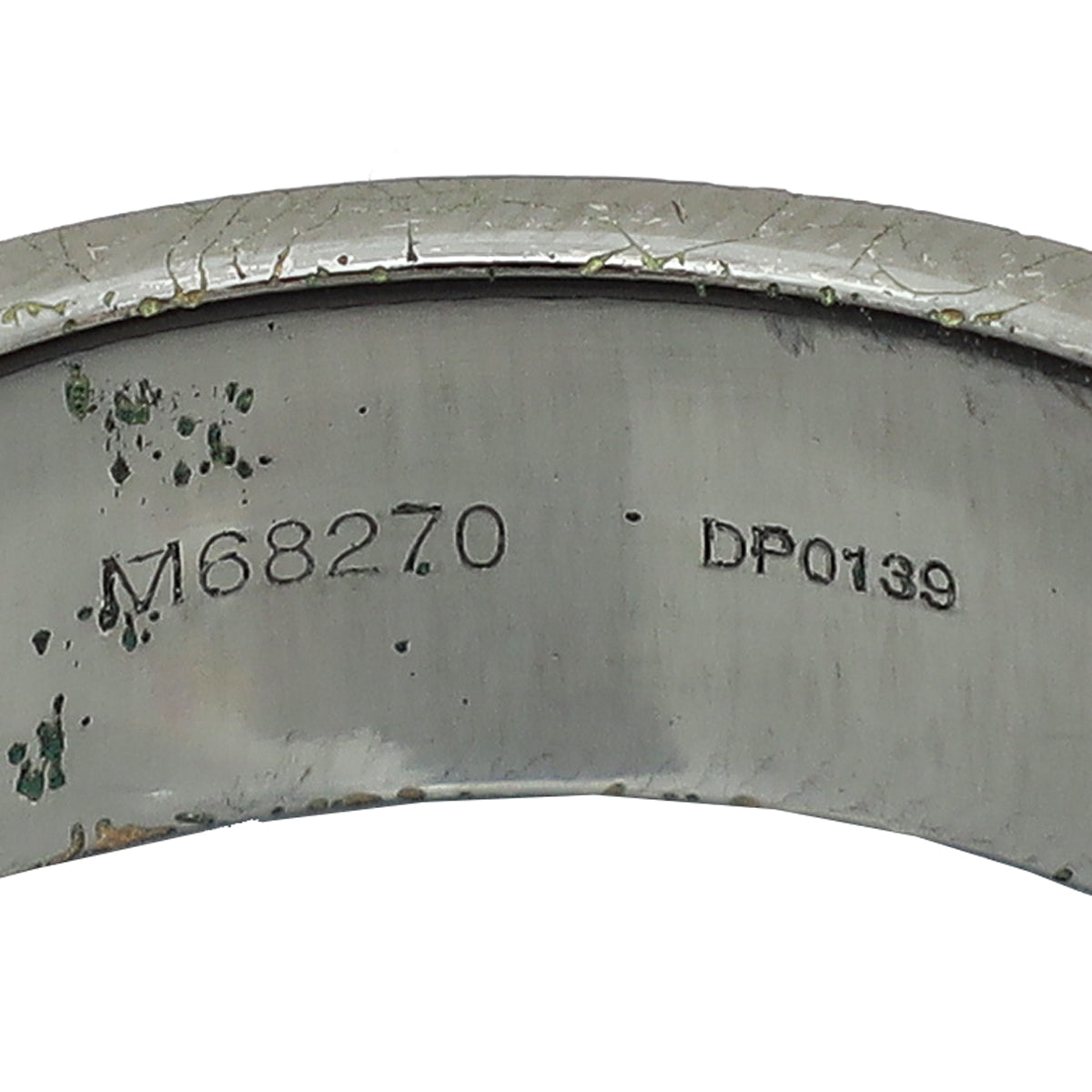 Louis Vuitton White Monogram Large Enamel Men's Ring 63 – THE CLOSET