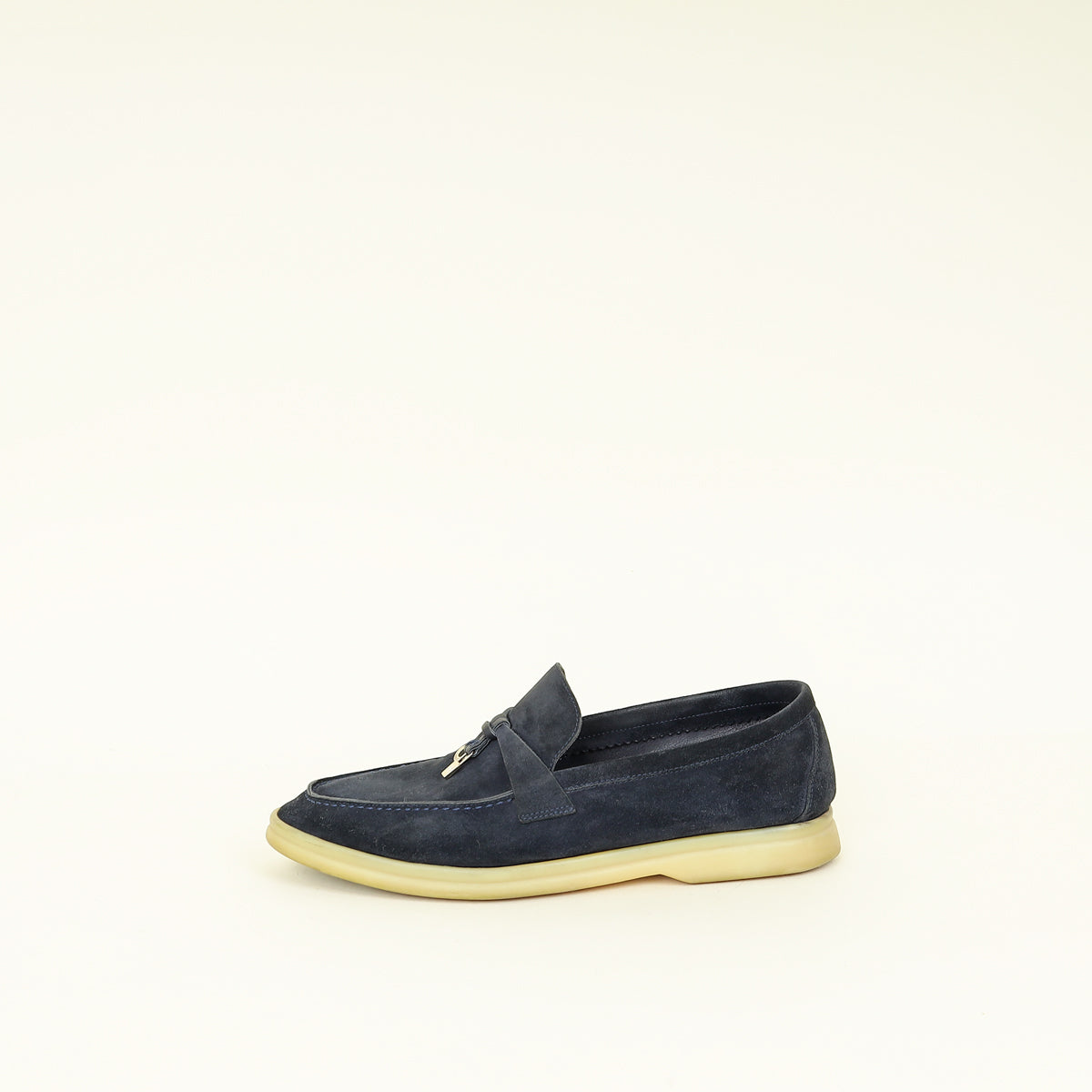 Loro Piana Argo Blue Melange Summer Charms Walk Loafers 38.5 | – THE CLOSET