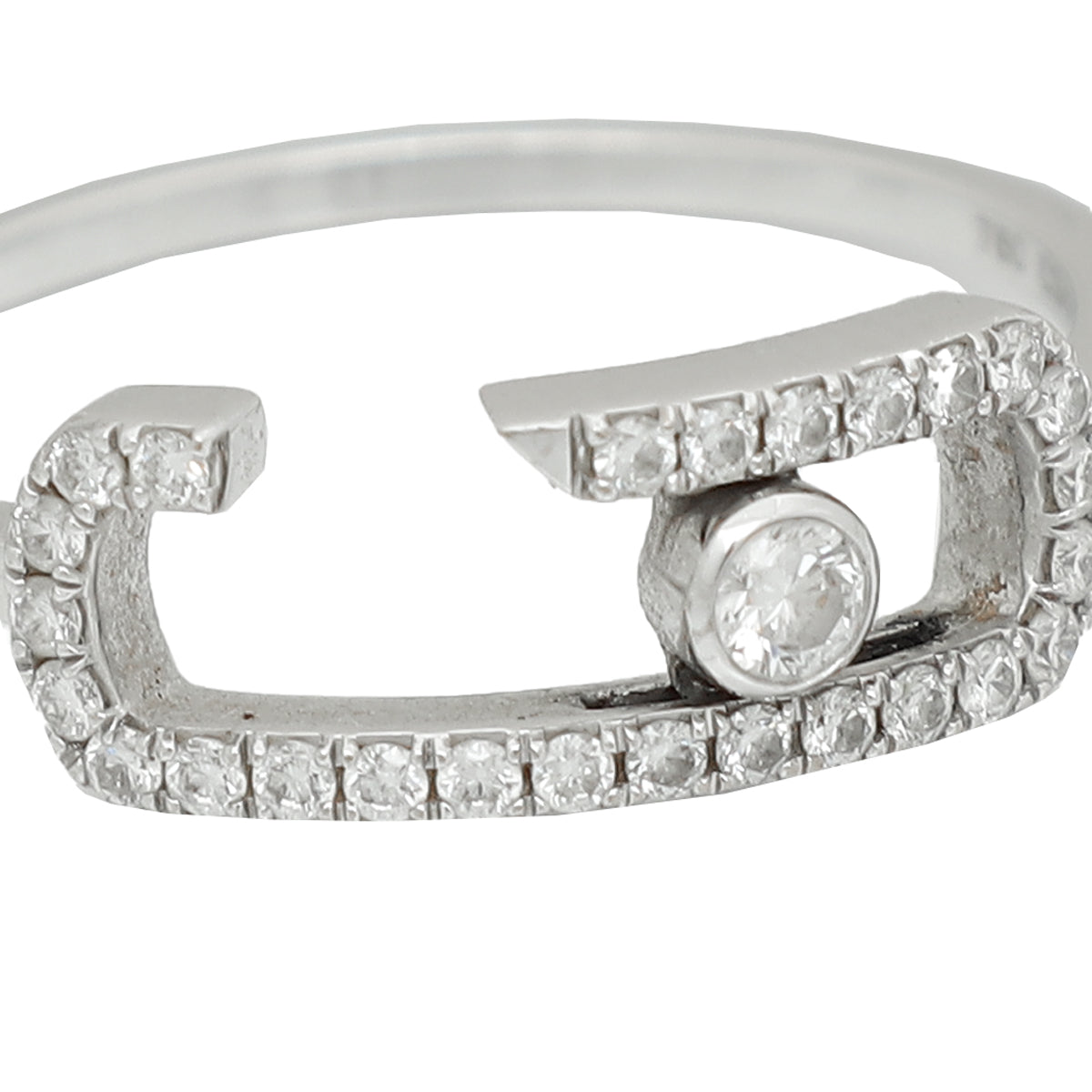 Messika 18K White Gold Diamond Move Addiction by Gigi Hadid Ring 53 ...