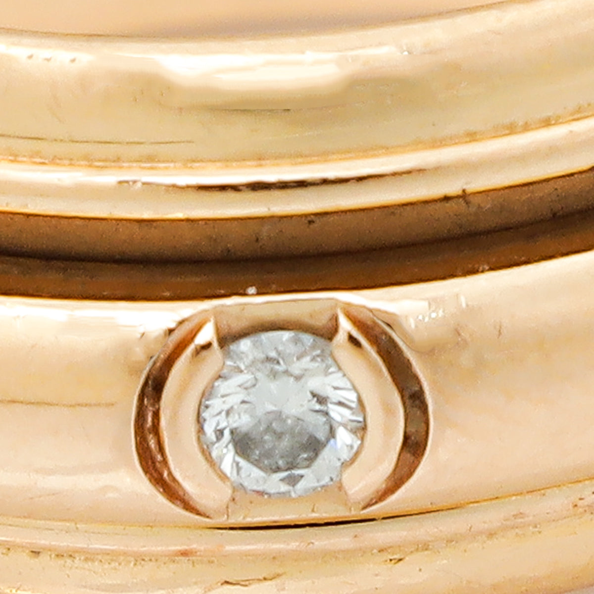 Piaget 18K Pink Gold Diamond Possession Ring Large Model 55 – THE CLOSET