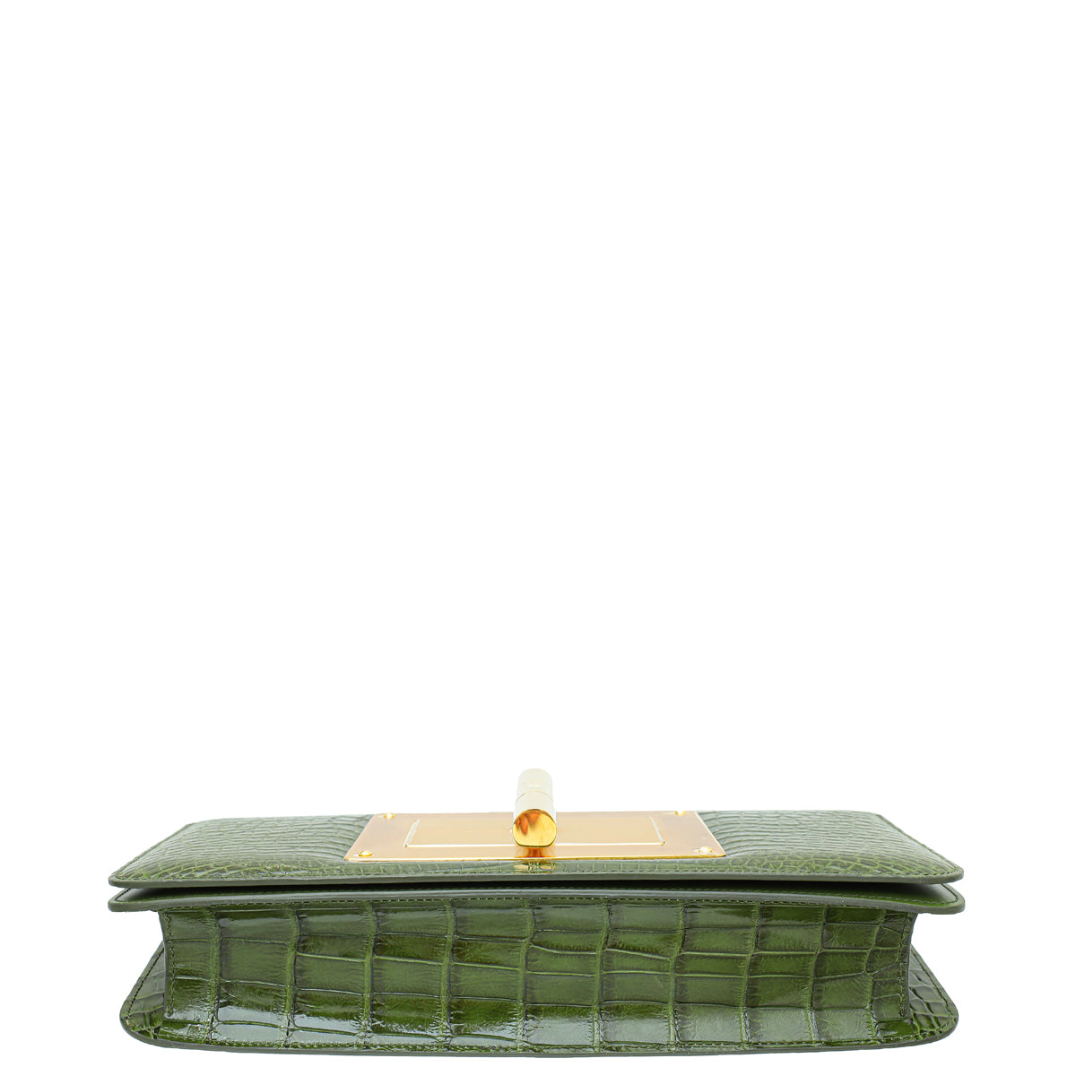 Tom Ford Olive Green Alligator Natalia East West Clutch Bag – THE CLOSET