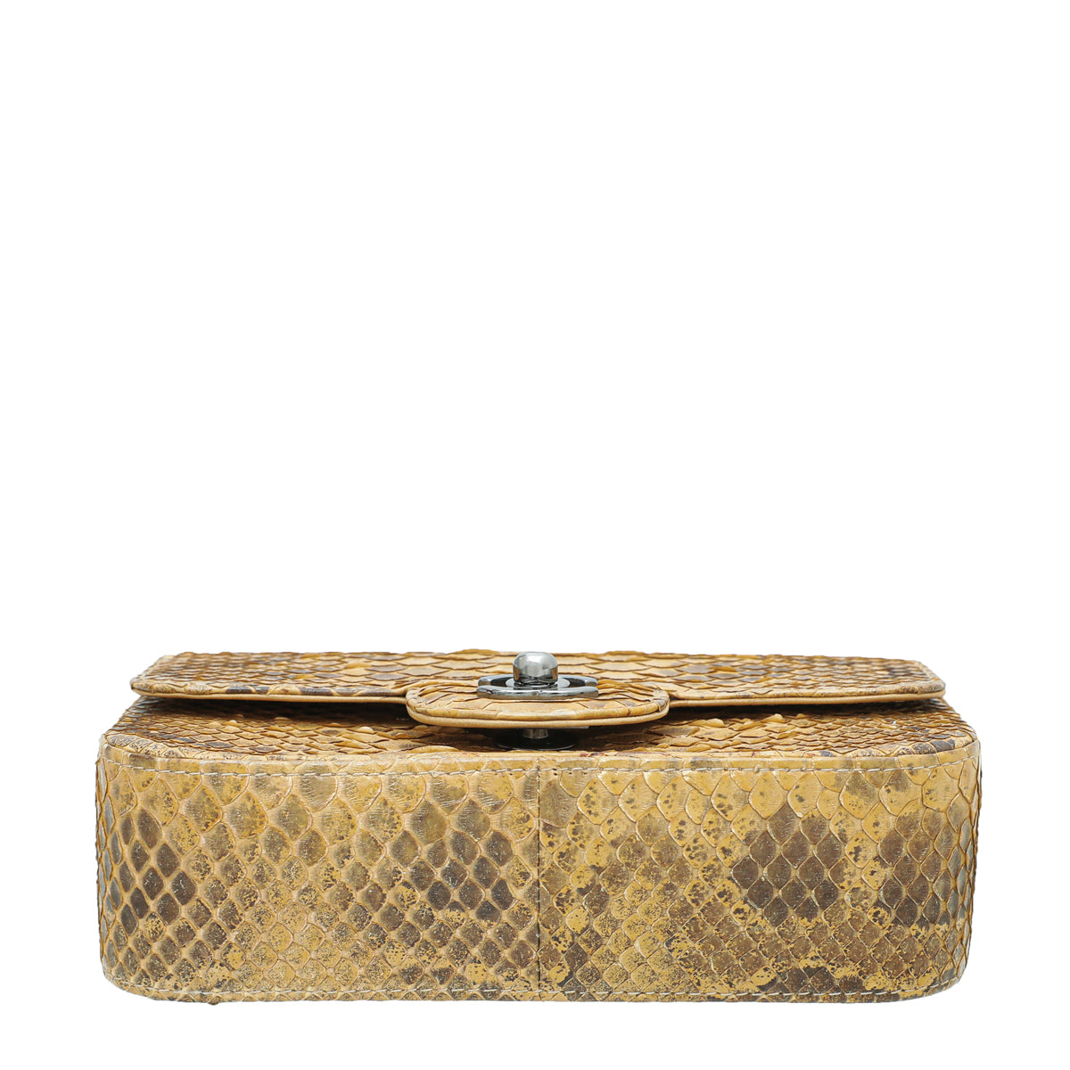 Chanel Cognac Snakeskin CC Kelly Mini Stone Handle Bag – THE CLOSET