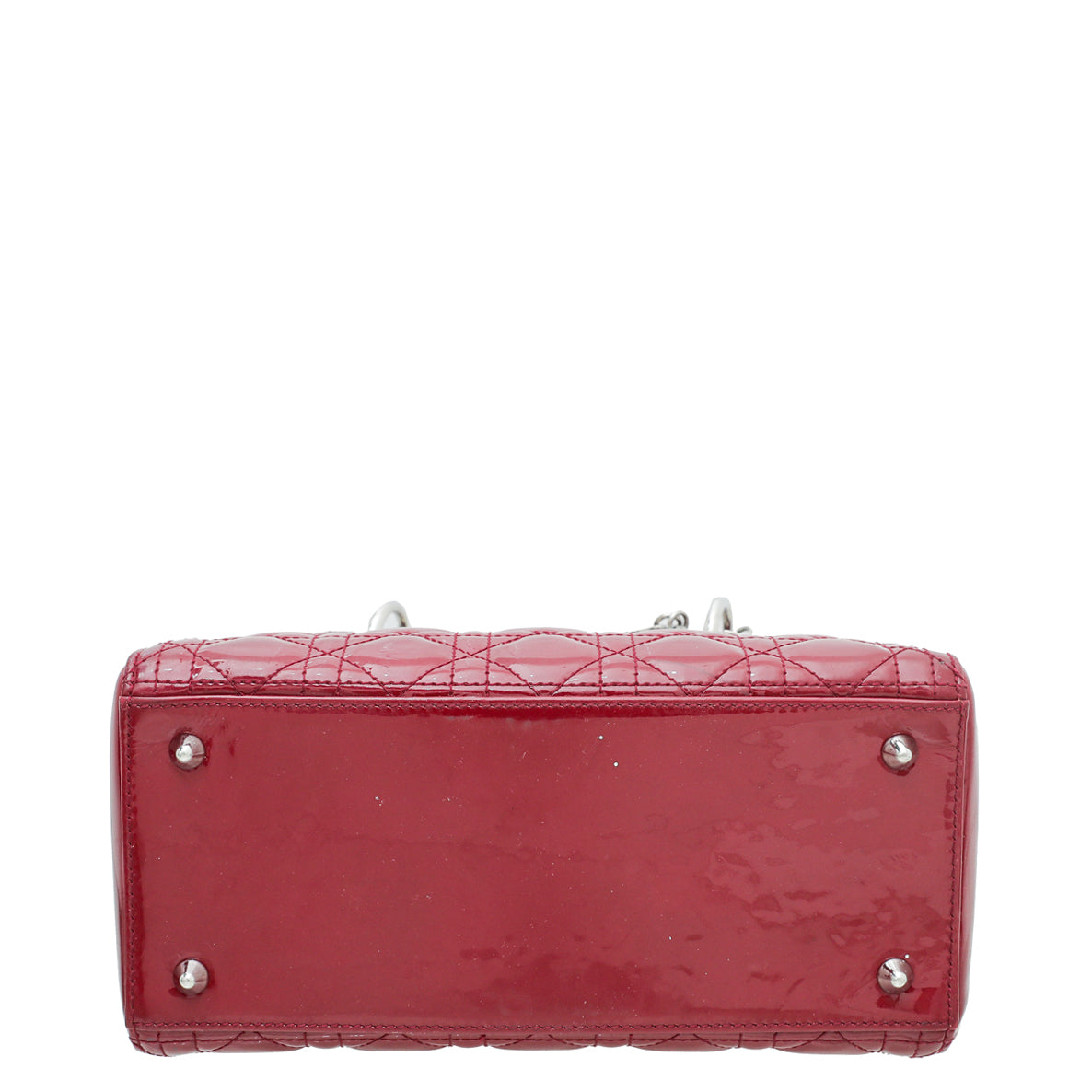Christian Dior Red Lady Dior Medium Bag – THE CLOSET
