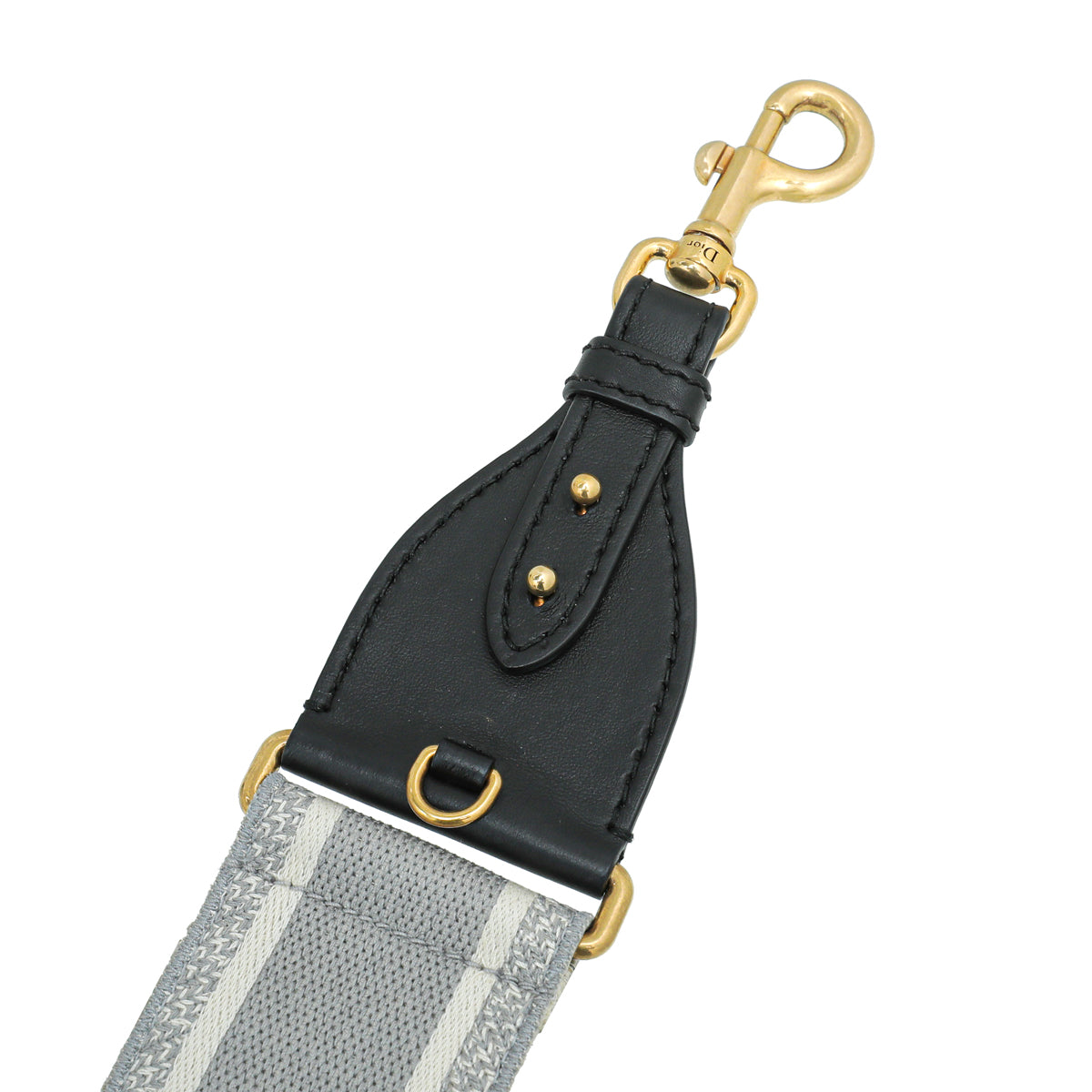 Christian Dior Bicolor Embroidered Shoulder Strap W/ Ring – THE CLOSET