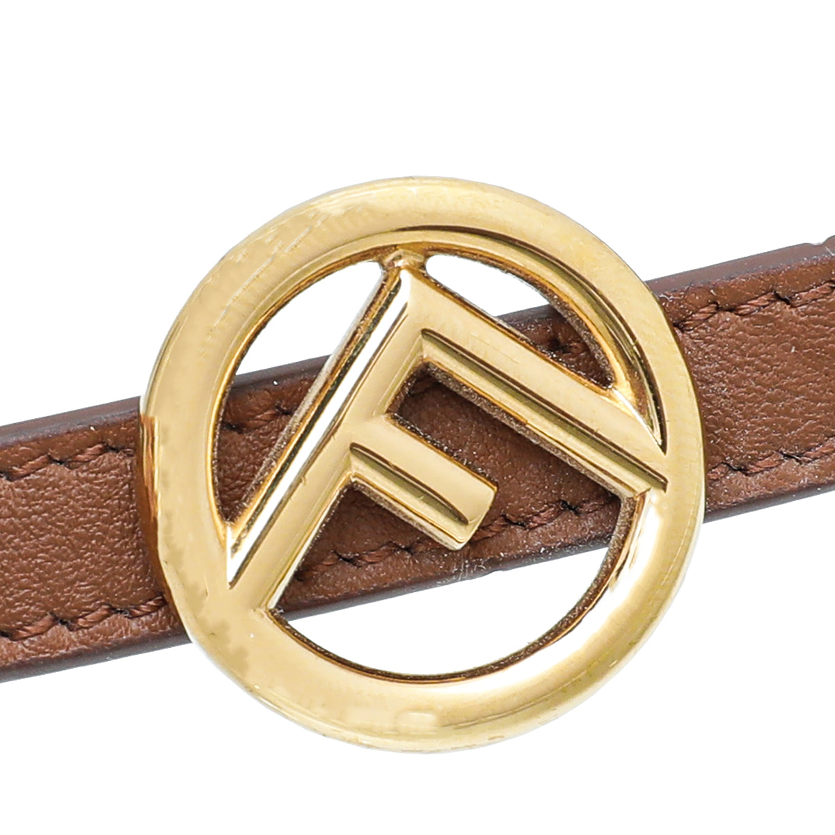 Fendi Brown F is Fendi Double Wrap Medium Bracelet – THE CLOSET