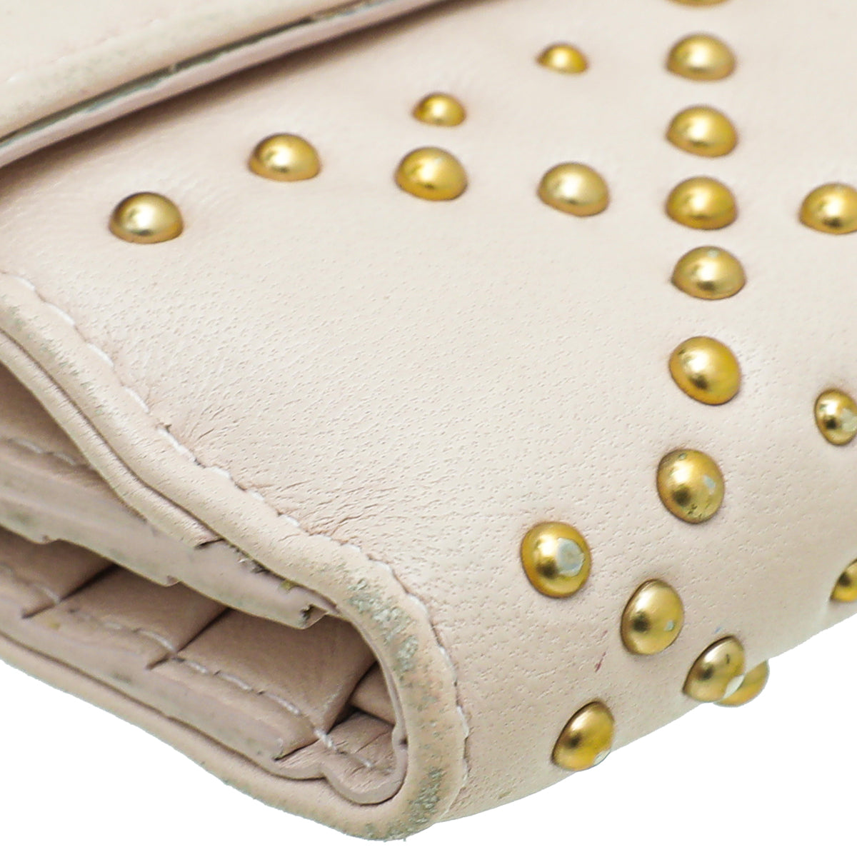 Christian Dior Light Pink Lady Dior Studded Wallet – THE CLOSET