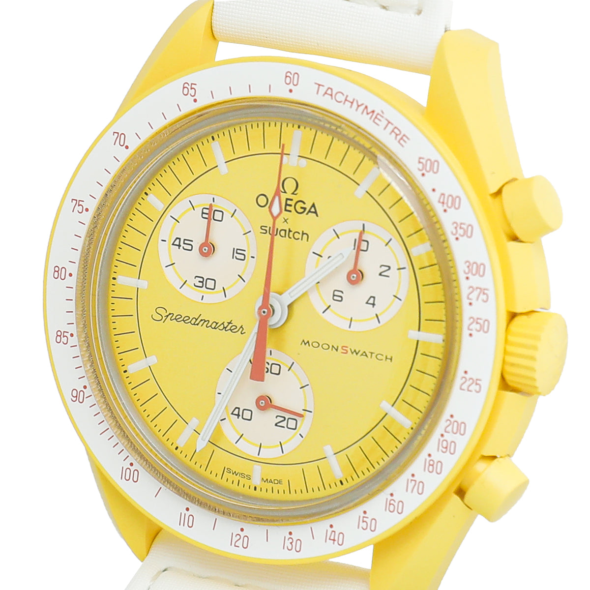 Omega Bicolor X Swatch Speedmaster Moonswatch Mission To The Sun Quart ...