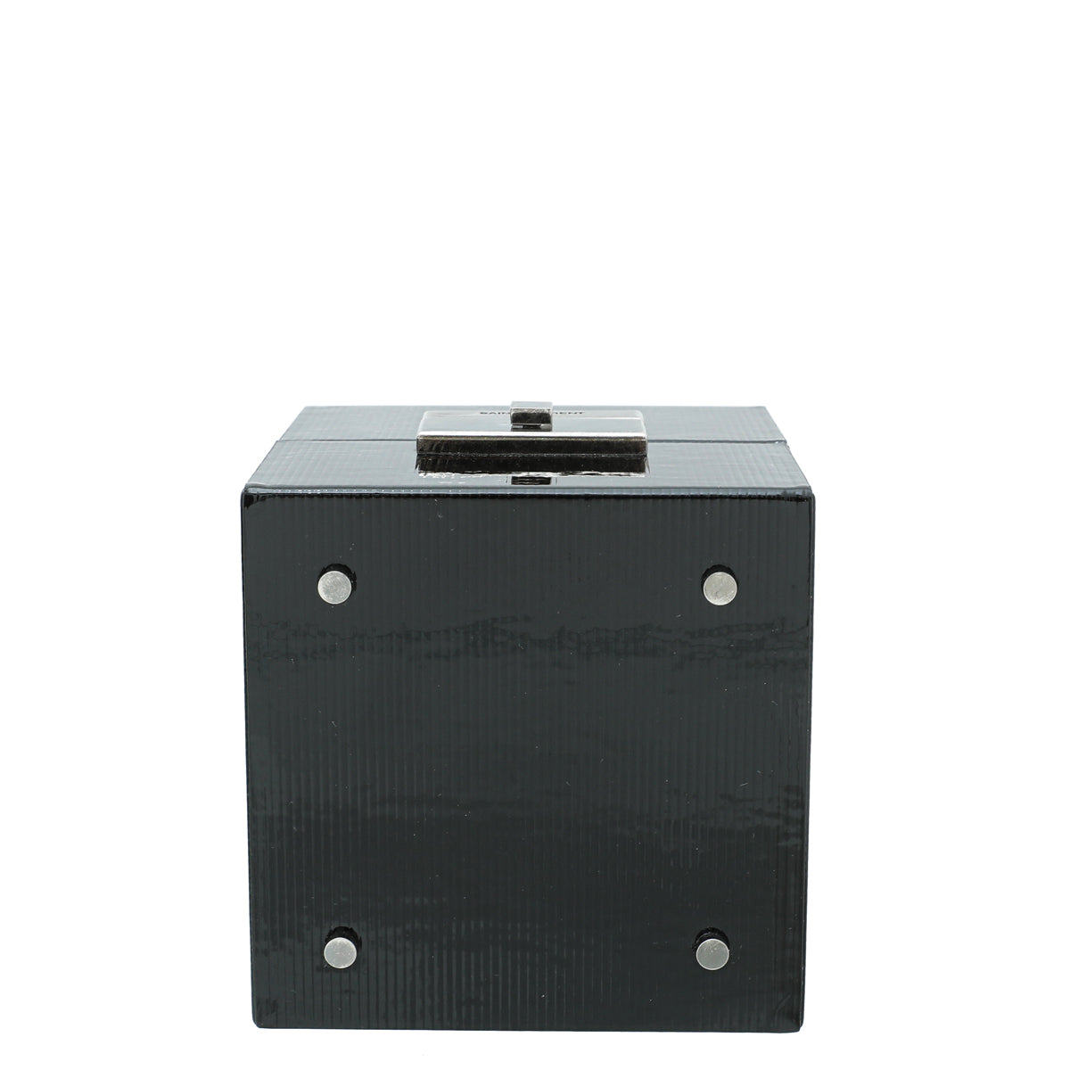 YSL Black Jerry Cube Box Clutch – THE CLOSET