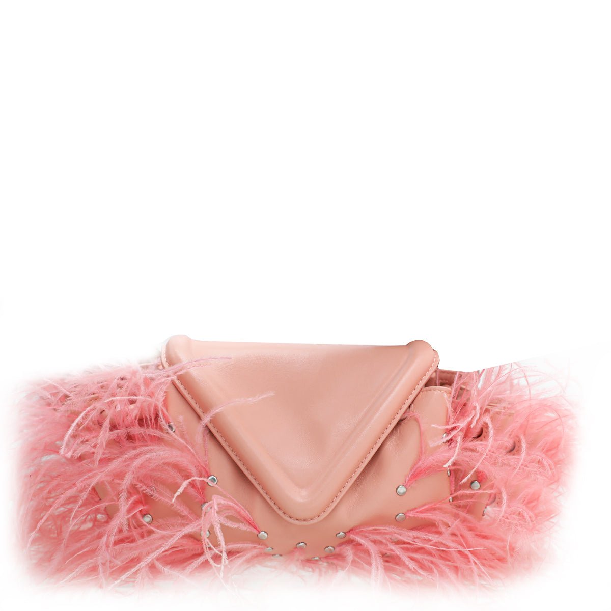 Bottega Veneta Peach Beak Feather Bag – THE CLOSET