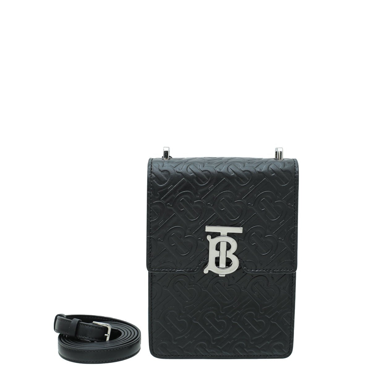 Burberry Black TB Embossed Robin Bag – THE CLOSET