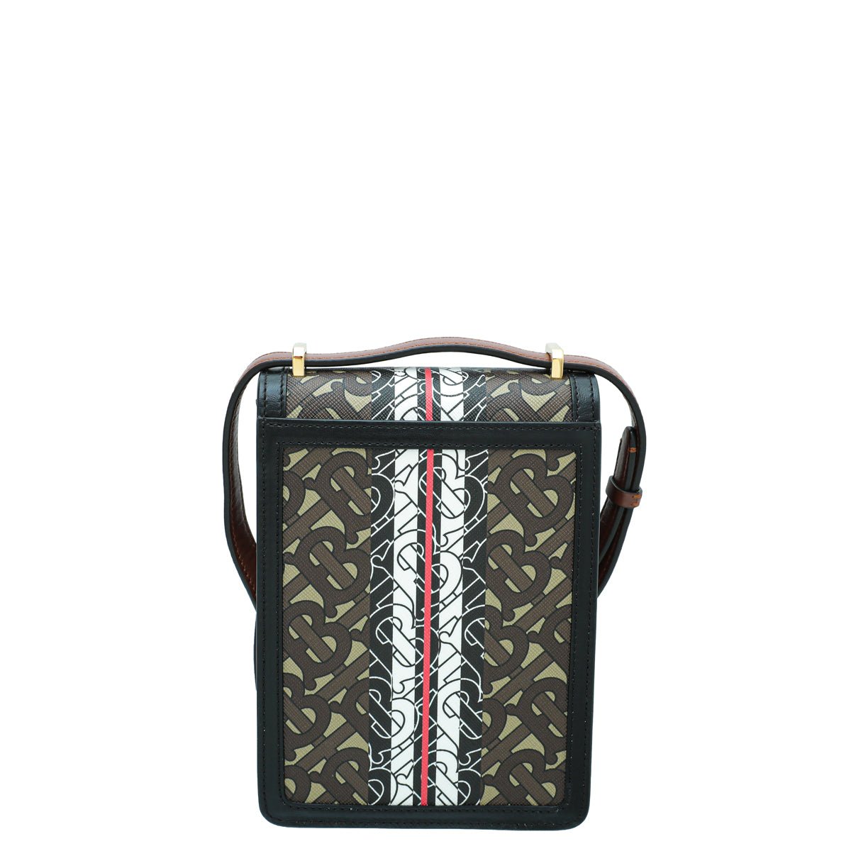 Burberry Bridle Brown TB Monogram Robin Bag – THE CLOSET