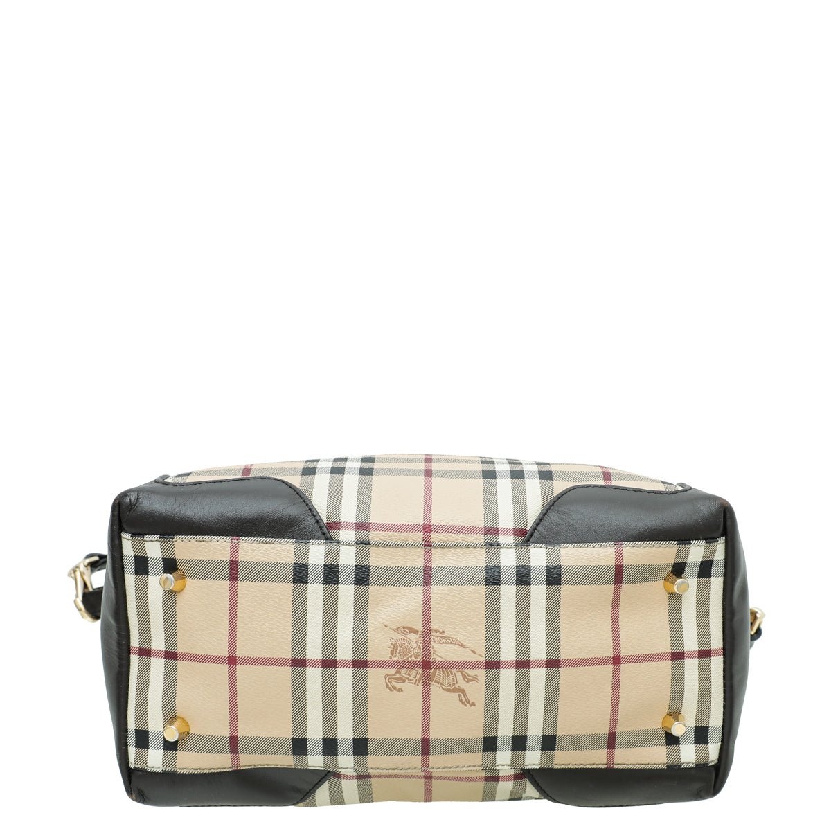 Burberry Chocolate Haymarket Check Medium Primrose Tote Bag – THE CLOSET