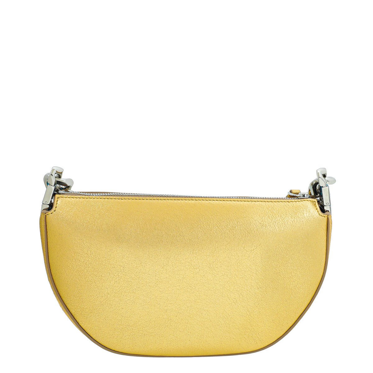 Burberry Gold Olympia Mini Chain Zip Bag – THE CLOSET