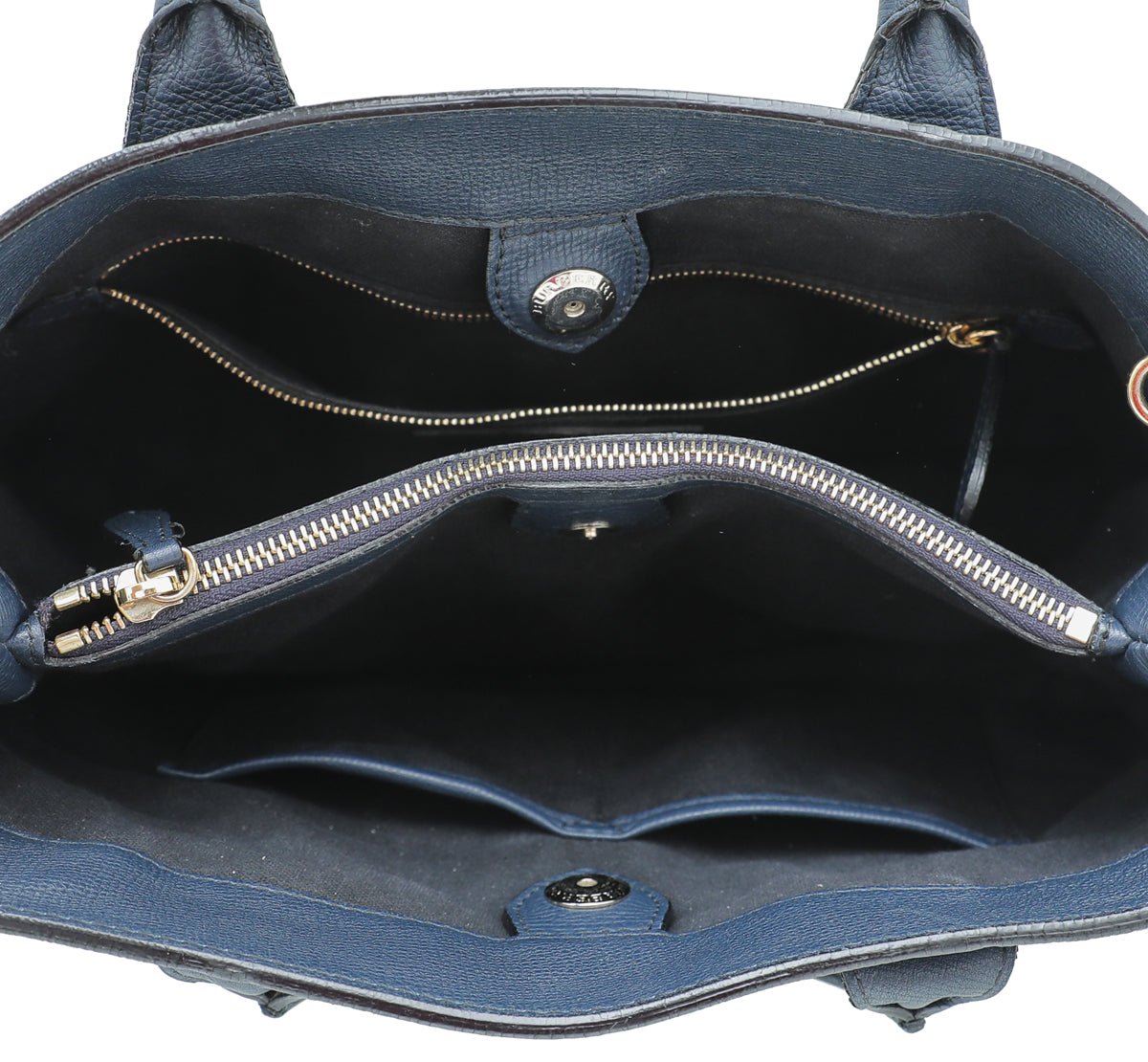 Burberry Navy Blue Banner Tote Medium Bag – THE CLOSET