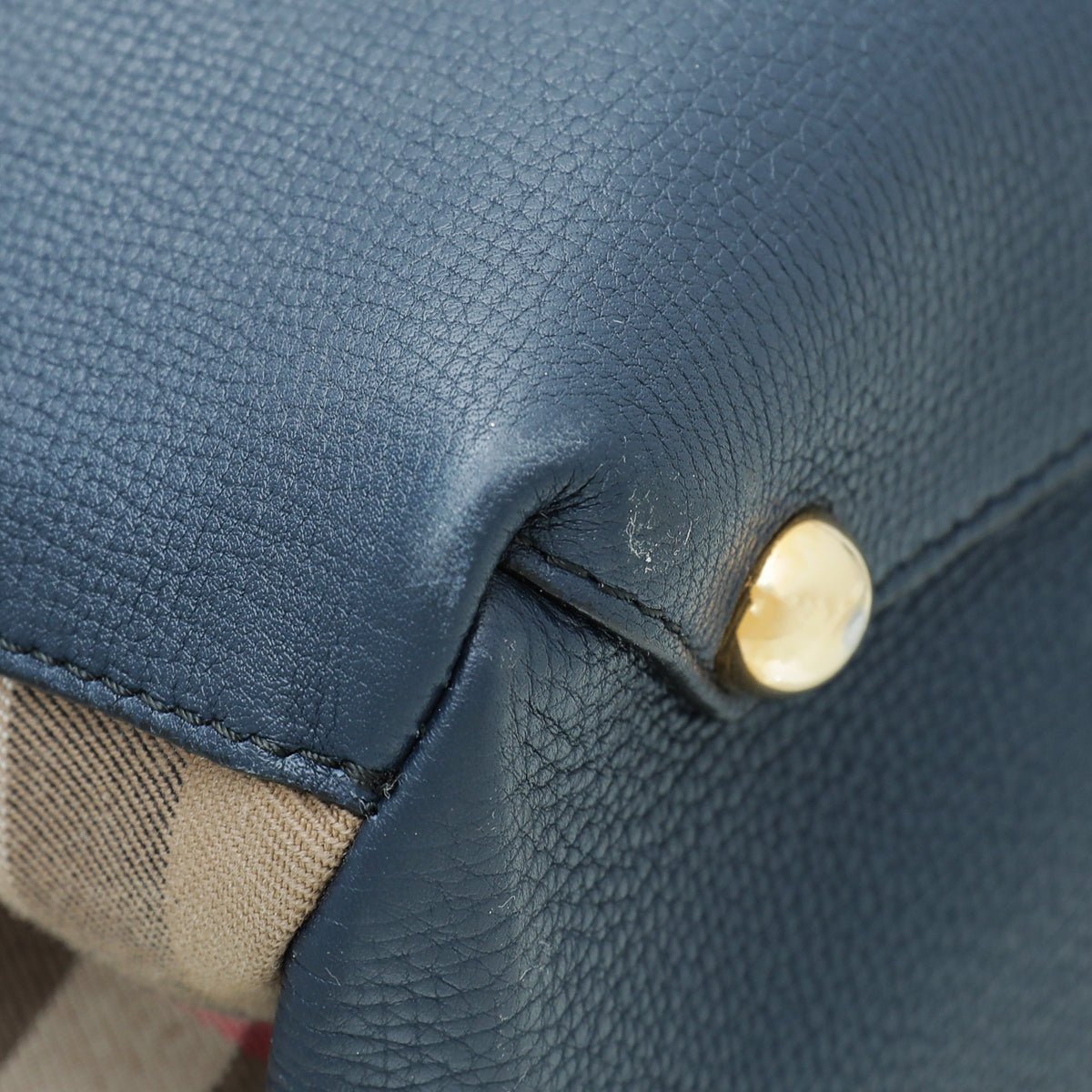 Burberry Navy Blue Banner Tote Medium Bag – THE CLOSET