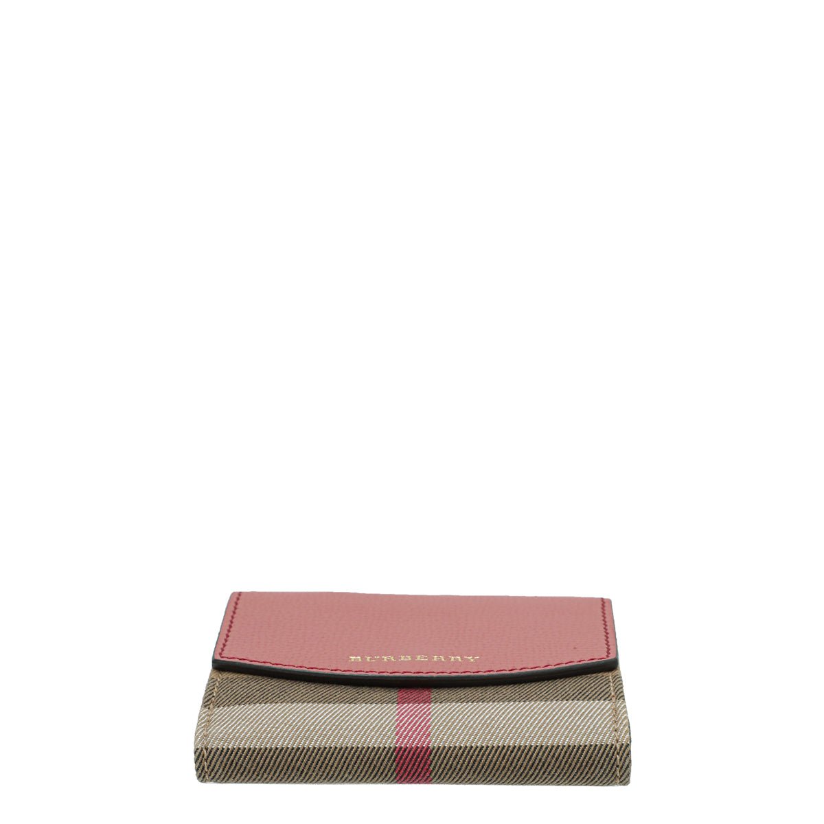 Burberry Old Rose House Check French Wallet – THE CLOSET