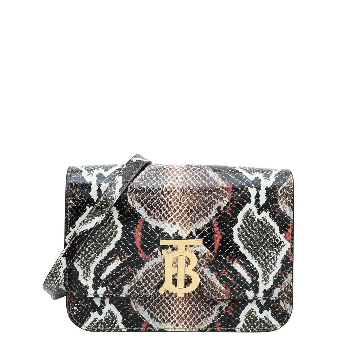 Burberry Python Print TB Flap Small Bag – THE CLOSET
